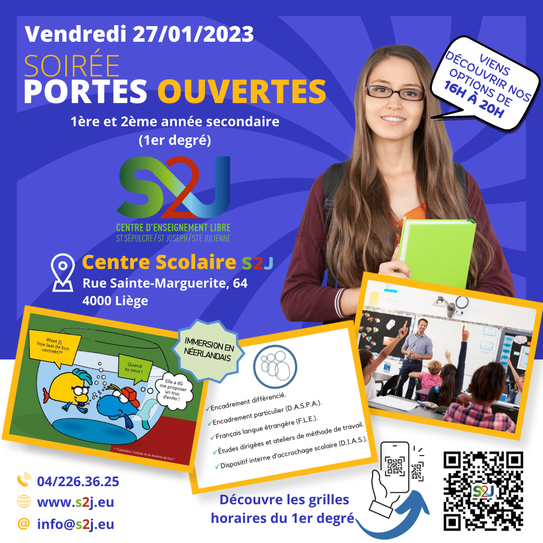 S2J, Centre d'Enseignement Libre à Liège